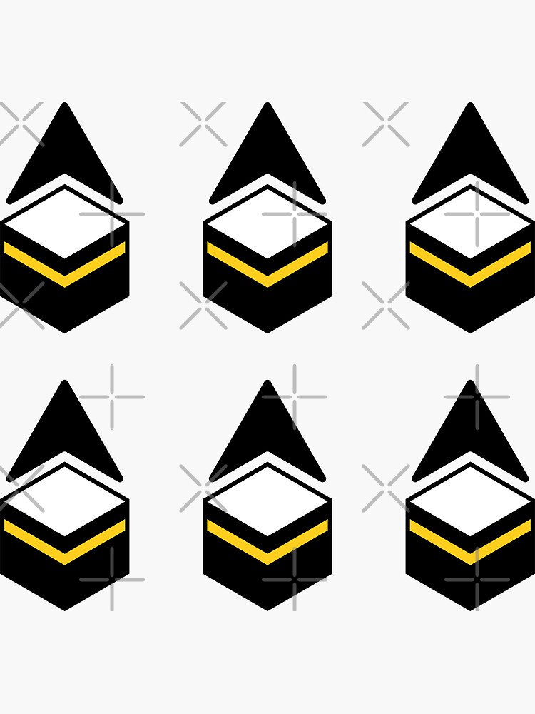 "Qibla Direction Stickers (Pack of 6)" Sticker for Sale by ...
