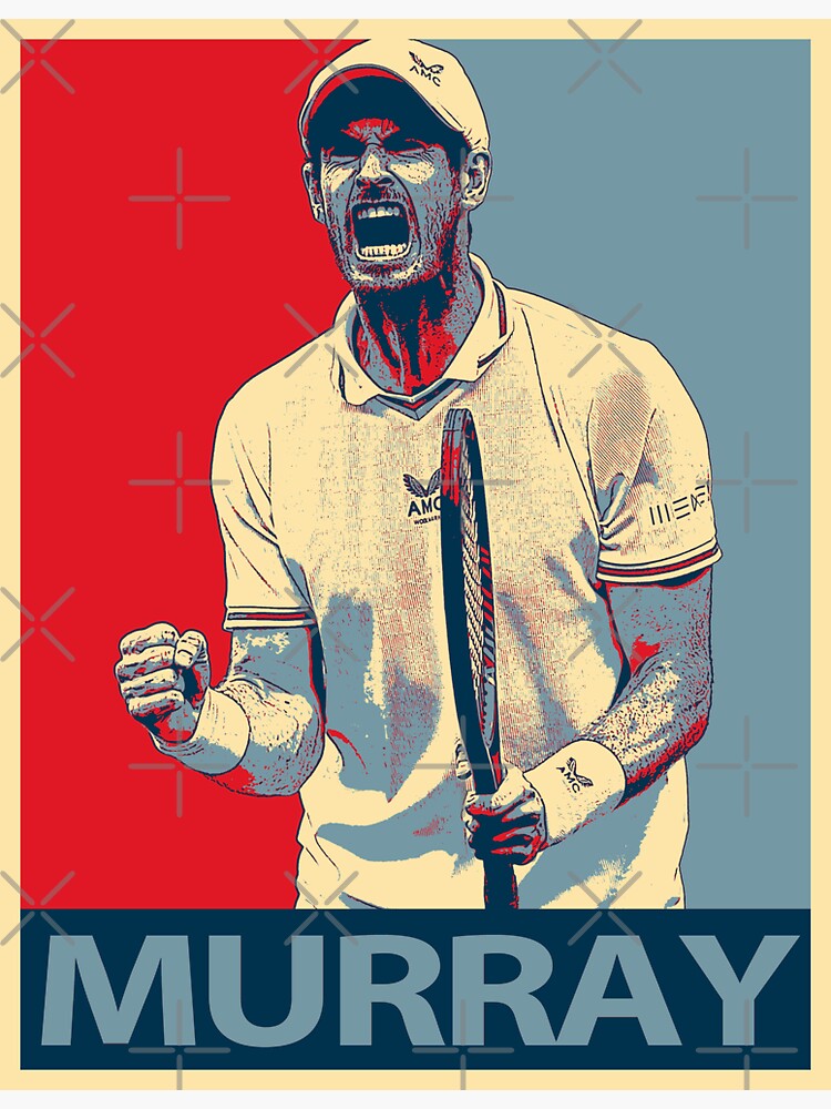 "Andy Murray" Sticker for Sale by KaraGrey | Redbubble