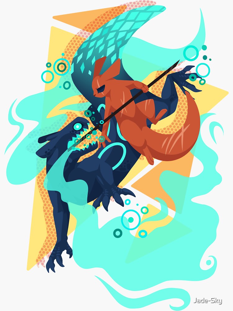"Hunter " Sticker for Sale by Jade-Sky | Redbubble