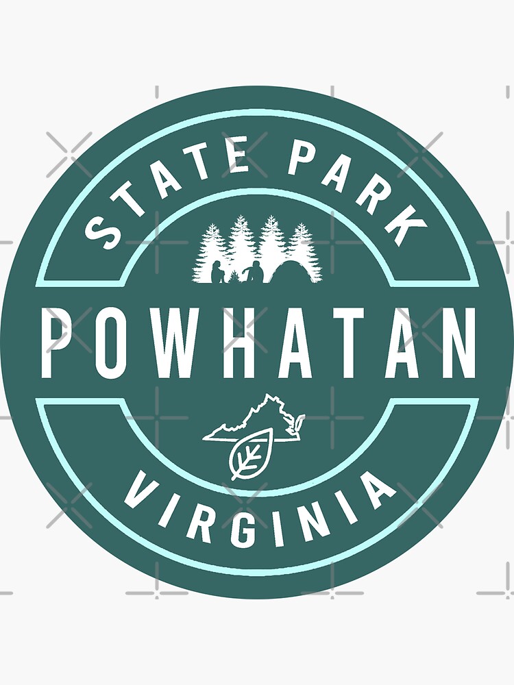 "Powhatan State Park Logo" Sticker by VanyaKar | Redbubble