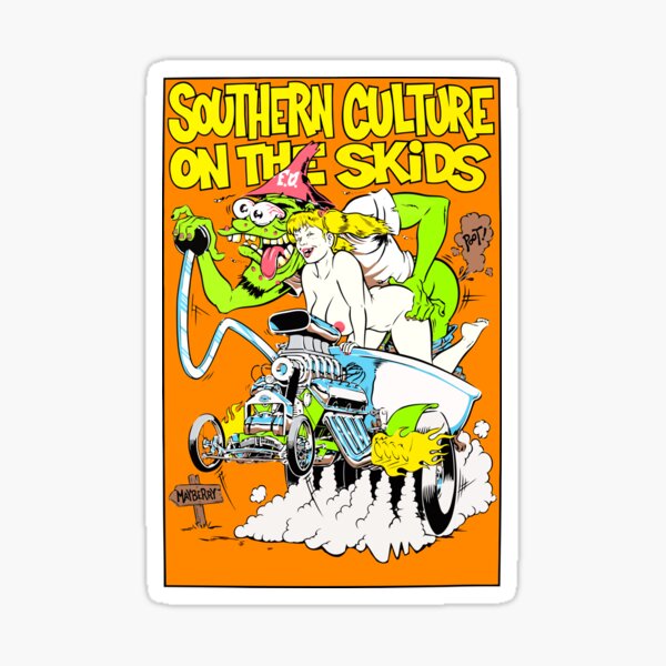 "maksuteki-Southern-Culture-on-the-Skids-Band-ngene " Sticker for Sale ...