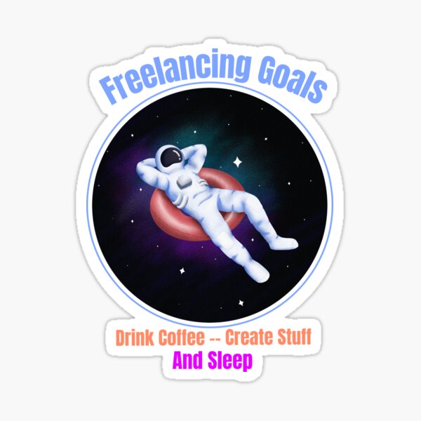 "Freelancer" Sticker by ShumailUniverse | Redbubble