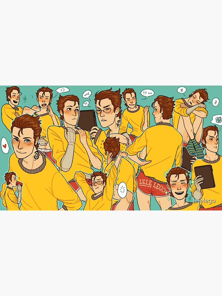 Long Stringbean Compilation Rhys Tftbl Sticker For Sale By Lelelego Redbubble