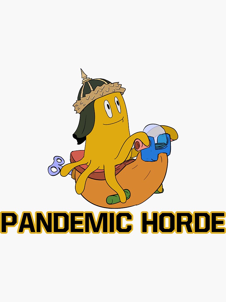 "Pandemic Horde Offical Logo" Sticker for Sale by pandemichorde | Redbubble