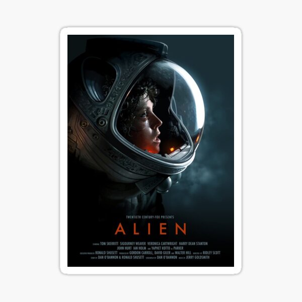 "Alien" Sticker by joshuaduran | Redbubble