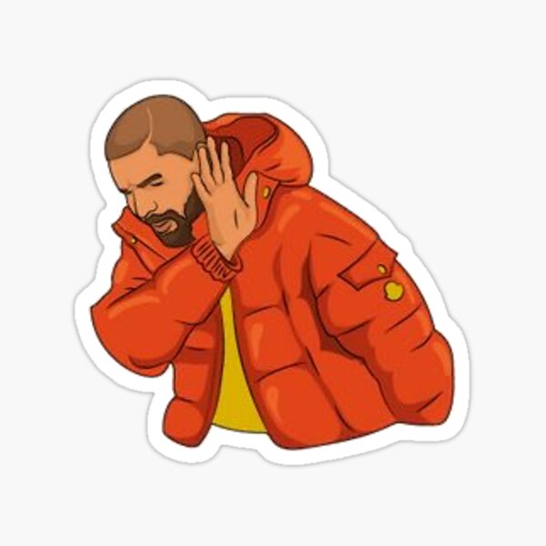 "Drake sticker" Sticker for Sale by Flora22 | Redbubble