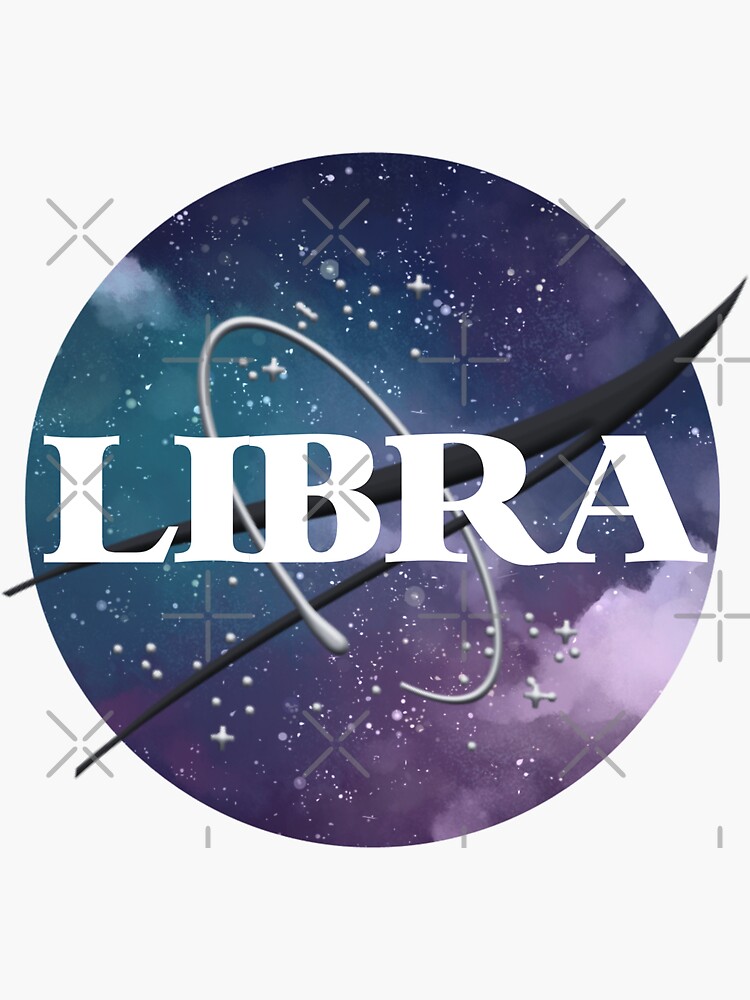 "NASA Libra meatball logo" Sticker for Sale by beccajean1 | Redbubble
