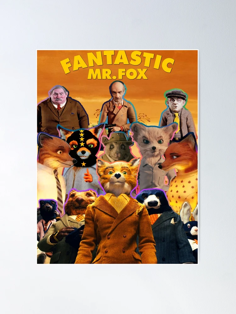 Affiche Fantastique De Mr Fox