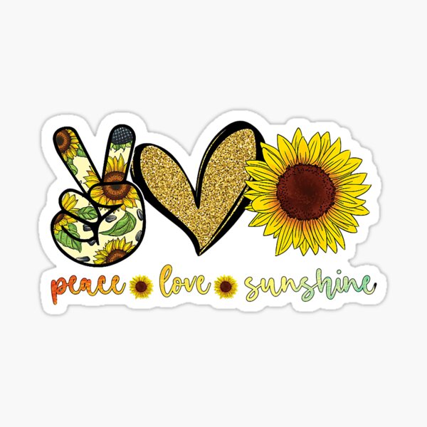 Craft Supplies & Tools Scrapbooking Peace Love Sunshine Sticker Boho ...