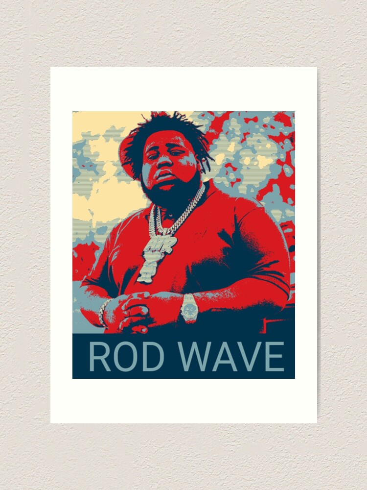 "Rod Wave Rod Wave" Art Print by StefanGao | Redbubble