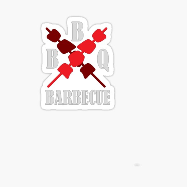 "BBQ Barbecue - Barbeque Grilling Smoking Meat" Sticker for Sale by ...
