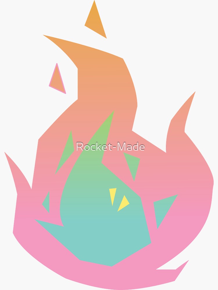 "Promare Flame" Sticker for Sale by Rocket-Made | Redbubble