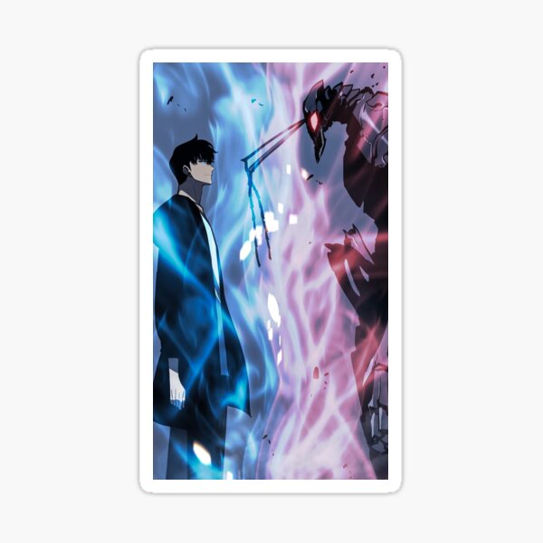 "Sung Jin Woo vs Beru" Sticker for Sale by JollyLee | Redbubble