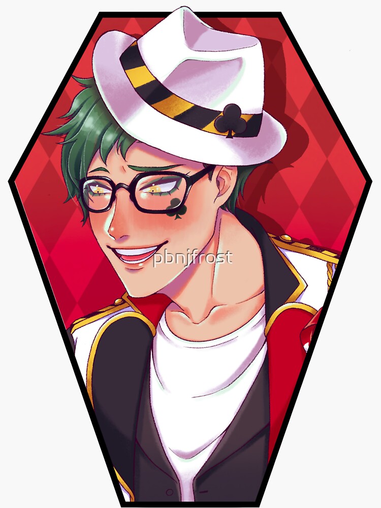 "TWST Dorm Uniforms: Trey" Sticker for Sale by pbnjfrost | Redbubble