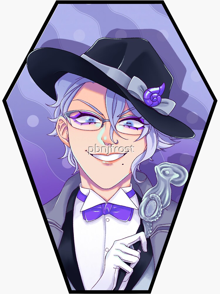 "TWST Dorm Uniforms: Azul" Sticker for Sale by pbnjfrost | Redbubble