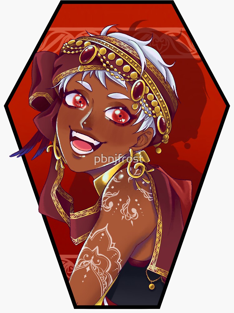"TWST Dorm Uniforms: Kalim" Sticker for Sale by pbnjfrost | Redbubble