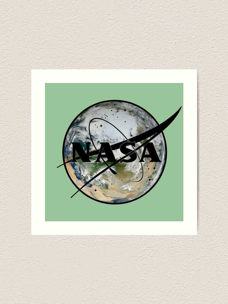 "NASA Earth meatball logo" Art Print for Sale by beccajean1 | Redbubble