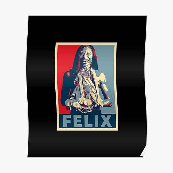 "Allyson Felix" Poster for Sale by Nikoladownes | Redbubble
