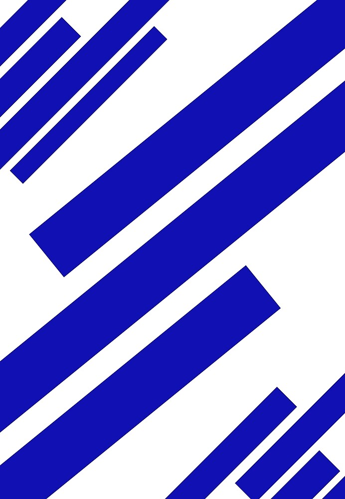 "blue color rectangle shape art" by OtkaDesign | Redbubble