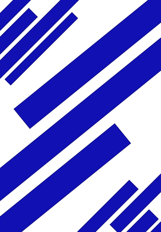 "blue color rectangle shape art" by OtkaDesign | Redbubble