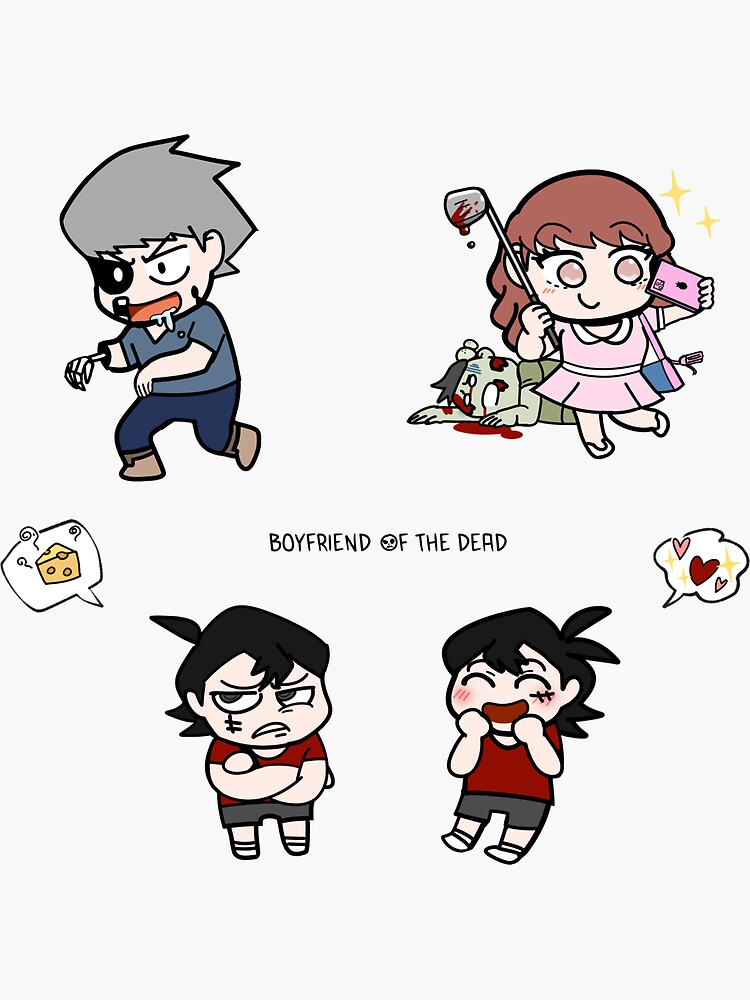 "Boyfriend of the Dead Sticker Pack 1" Sticker for Sale by Ushioo ...