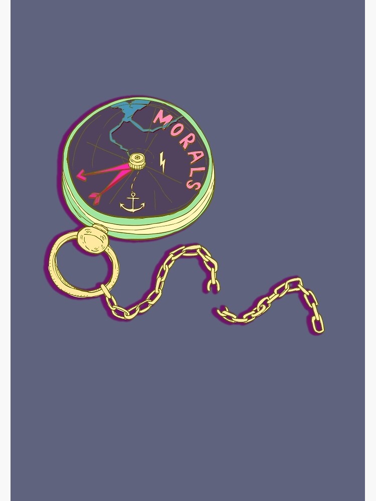 "Moral Compass" Poster by minniemorrisart | Redbubble