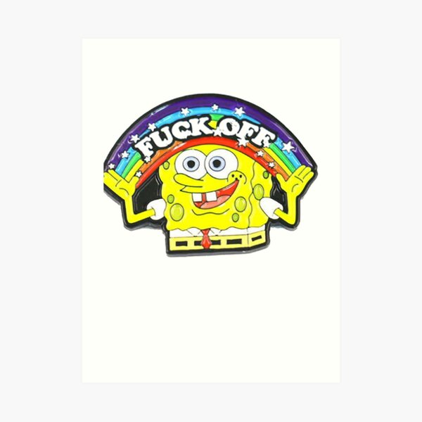 Lámina Artística «mes Del Orgullo Gay Lgbt Bob Esponja Bob Esponja