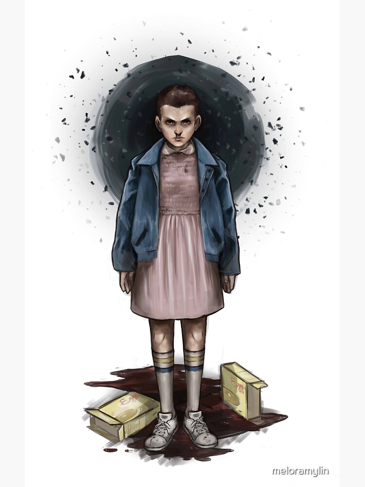 "stranger things," Sticker for Sale by meloramylin | Redbubble