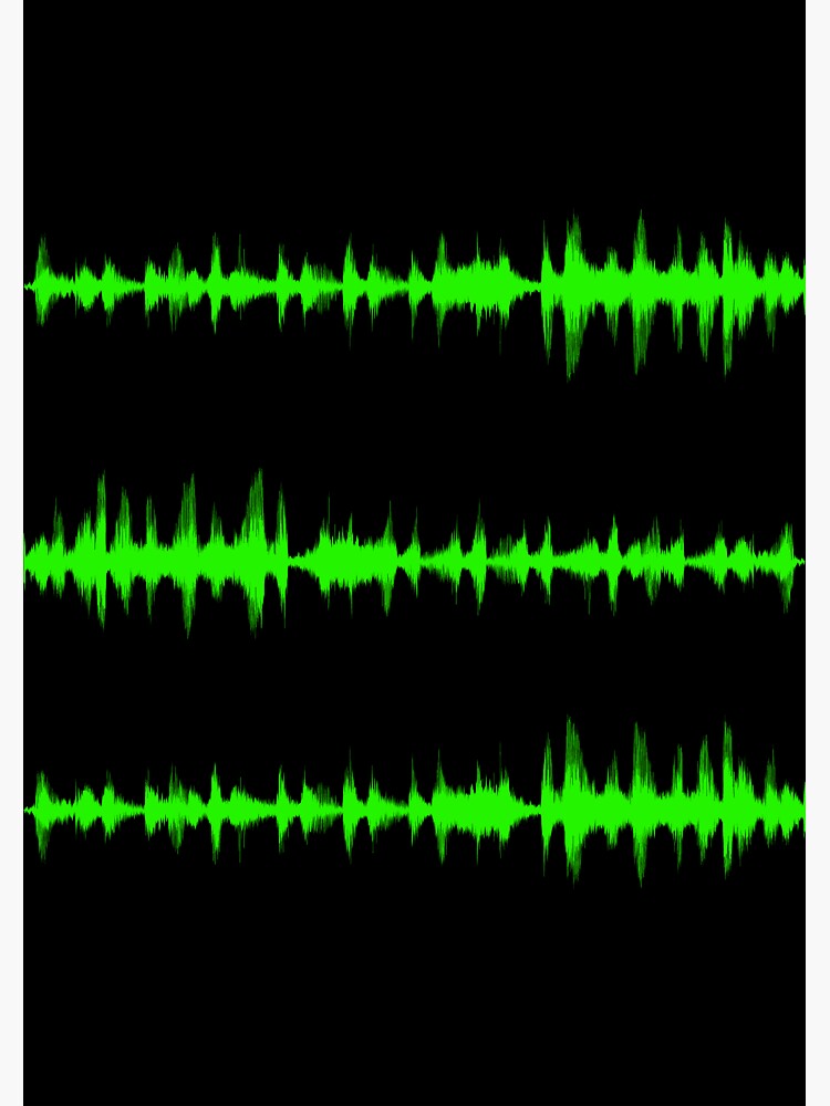 "SOUND WAVES" Sticker for Sale by LeonzioArt | Redbubble