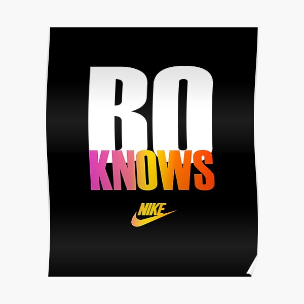 Bo Knows Posters | Redbubble