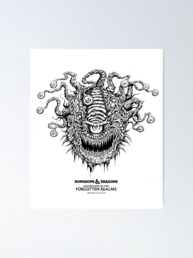 "Magic The Gathering Forgotten Realms Beholder" Poster by GoochElls ...