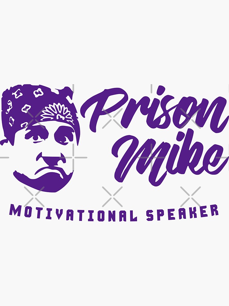 "Prison Mike" Sticker for Sale by comicbookdude | Redbubble
