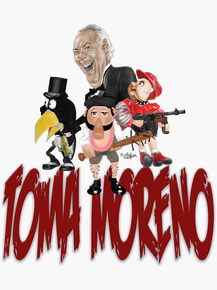 "Moreno gang" Sticker by asicreator | Redbubble
