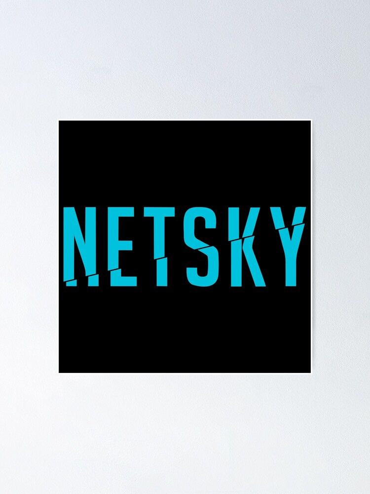 "Awesome Netsky Logo" Poster by uwidin | Redbubble