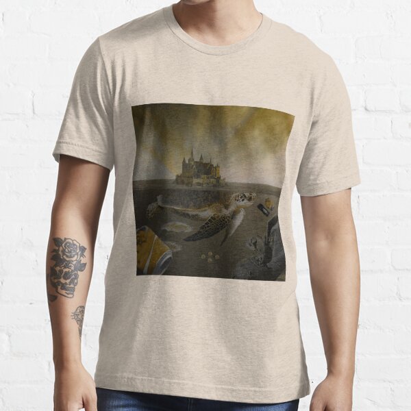 "An image of doomsday : a city of survivors supported by turtle shells ...