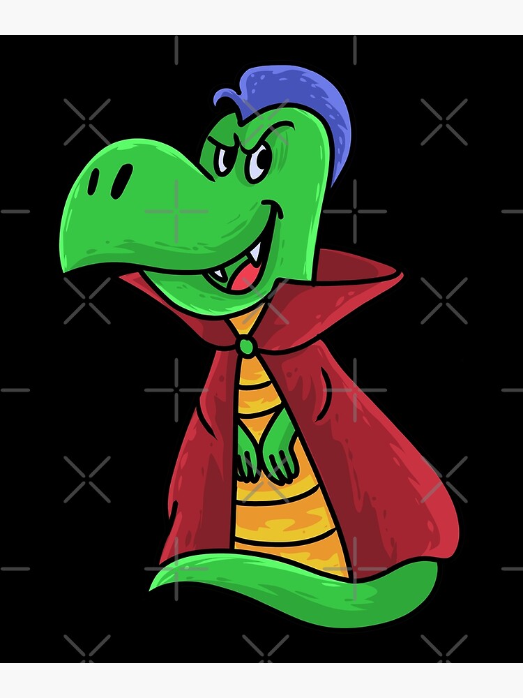 "Cute Spooky Halloween Vampire T-Rex Costume" Poster by YourWayOfLife ...