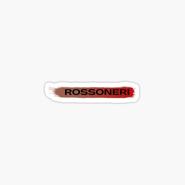 "Rossoneri - AC Milan" Sticker for Sale by Esraadikaart | Redbubble