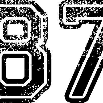 Pegatina for Sale con la obra «87» de monarchgraphics | Redbubble