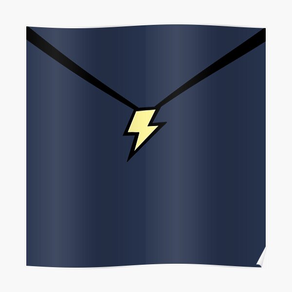 Tdri Lightning Bolt Necklaces Logo Poster By Td Courtr Redbubble