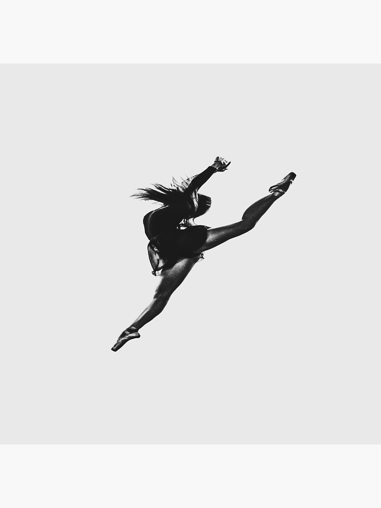 "A dancer making a pretty jump" Poster for Sale by noonstop | Redbubble