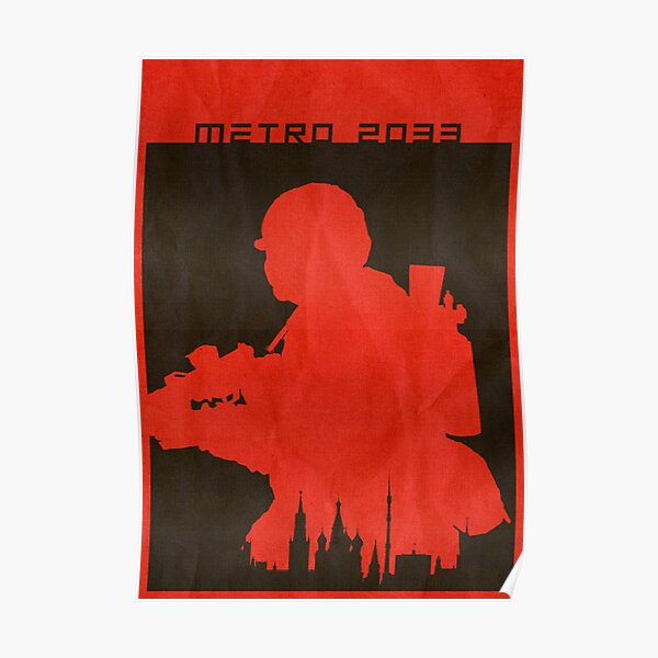 Póster «Diseño de cartel minimalista de Metro 2033» de davsky | Redbubble