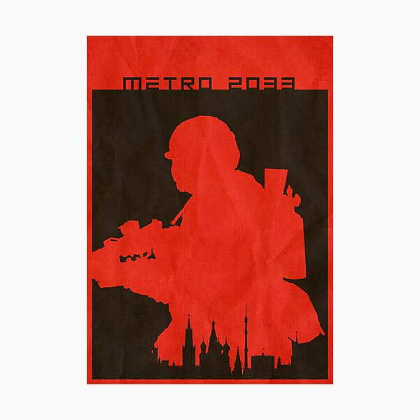 Lámina fotográfica «Diseño de cartel minimalista de Metro 2033» de ...