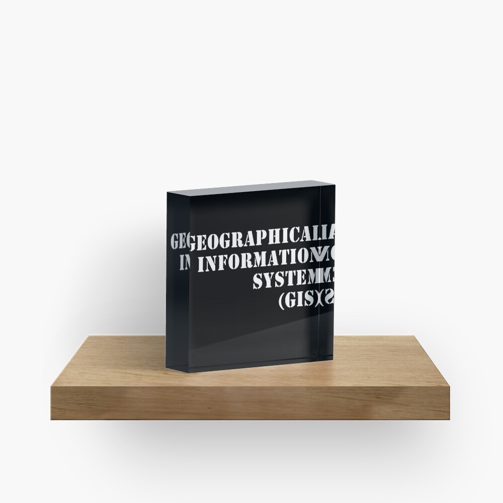 "GIS Geographical Information System" Sticker for Sale by Hexagon98 ...