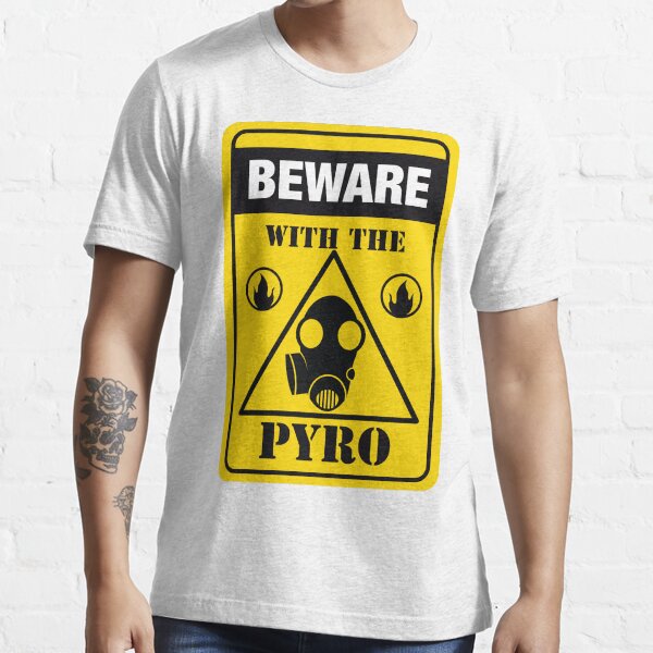 "TF2 Pyro Sign" T-shirt for Sale by RUBTOX | Redbubble | team fortress ...
