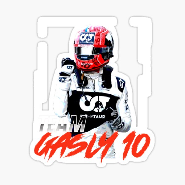 "Pierre Gasly" Sticker by aliali9155 | Redbubble