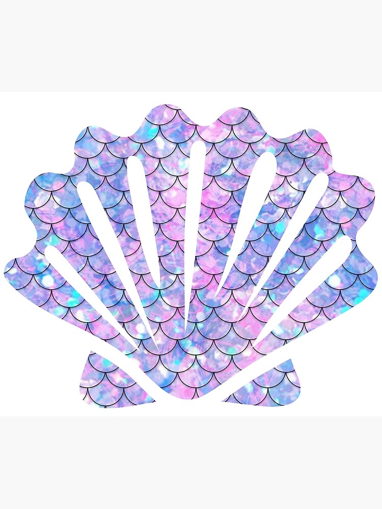 Lámina fotográfica «Concha de textura de escamas de sirena» de Bizzah ...