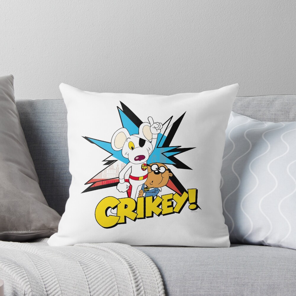 "DM Crikey!" Sticker for Sale by DangerMouseShop | Redbubble