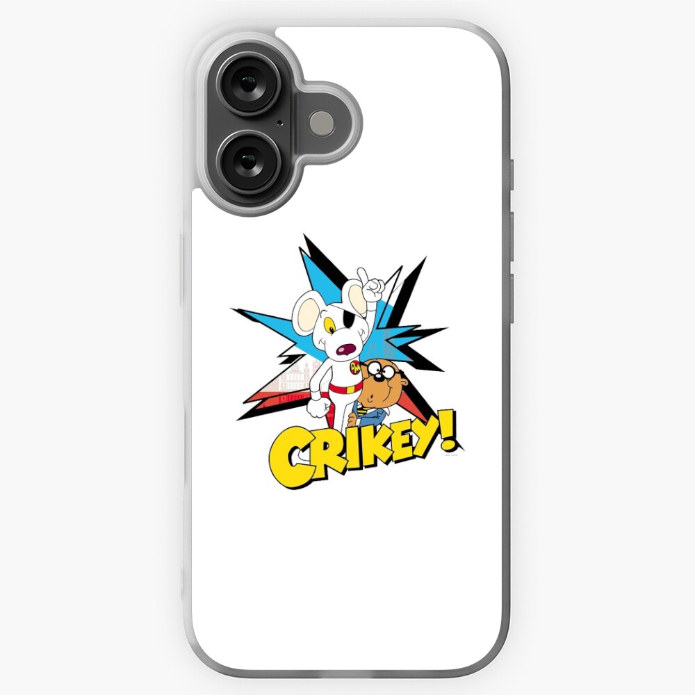 "DM Crikey!" Sticker for Sale by DangerMouseShop | Redbubble