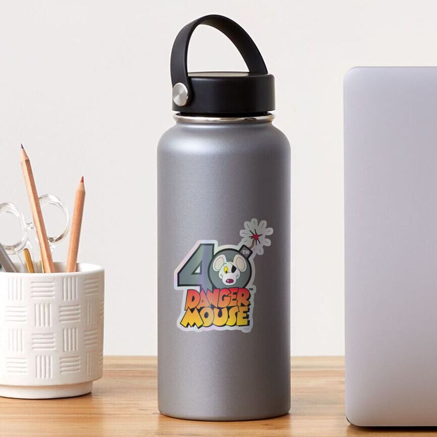 "Danger Mouse 40th Anniversary" Sticker for Sale by DangerMouseShop ...