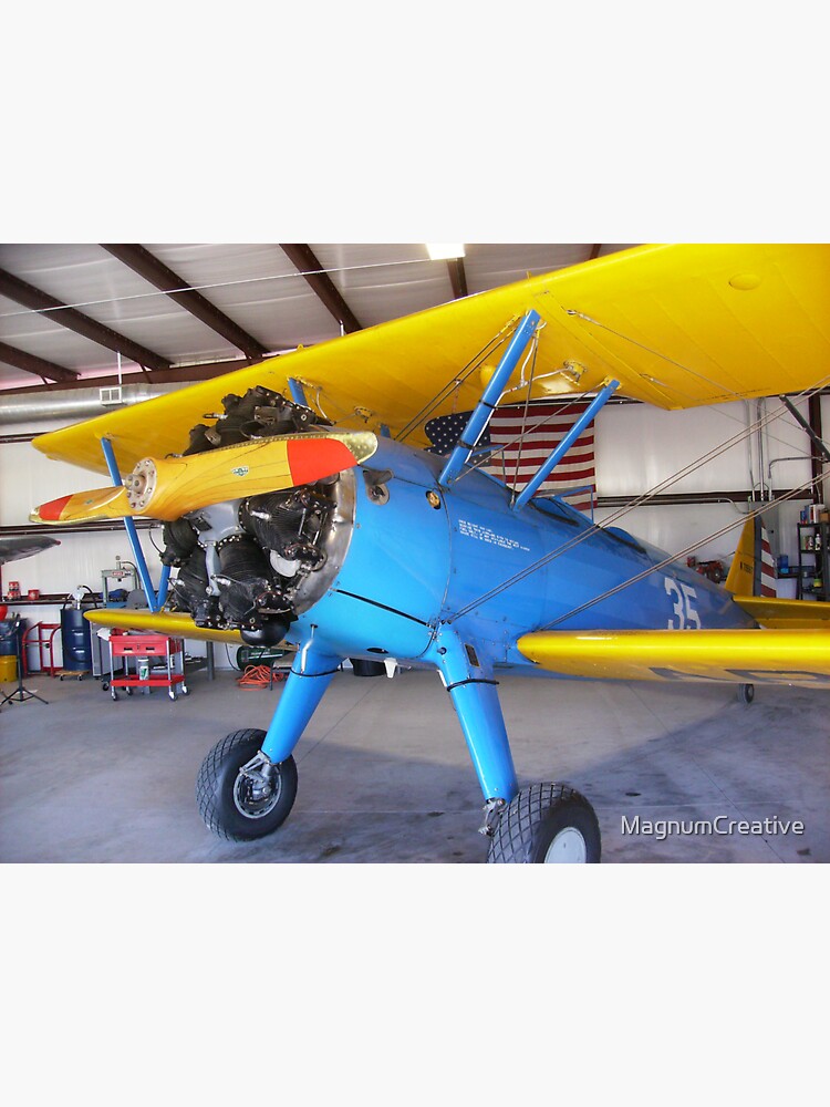 "Classic Stearman at Benton" Sticker for Sale by MagnumCreative | Redbubble